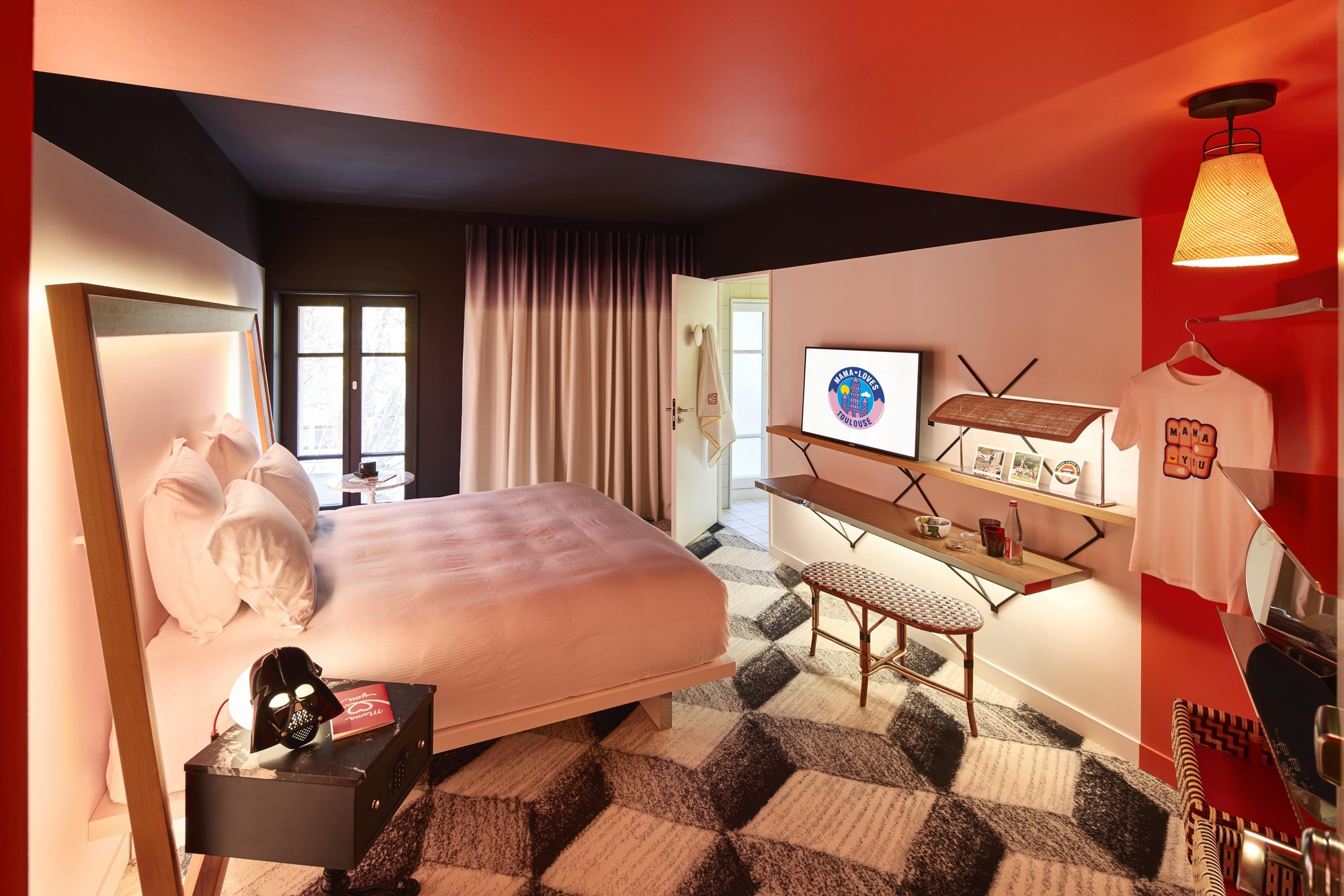 Cosy design bedroom in Toulouse | Mama Shelter